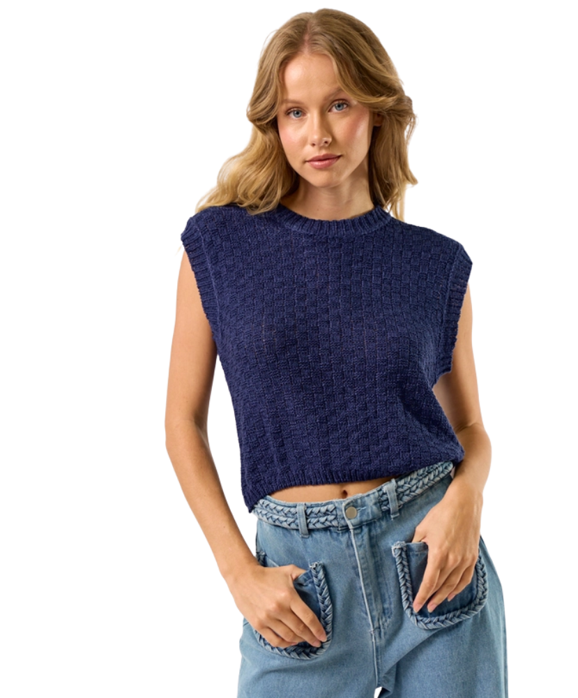 Caitlin Chic Sweater Vest – Shades Sunglasses