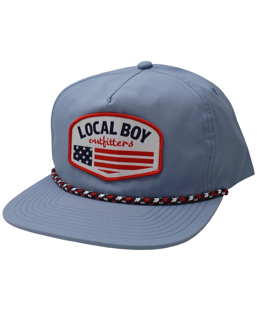 Local Boy - Flag Badge Rope Hat – Shades Sunglasses
