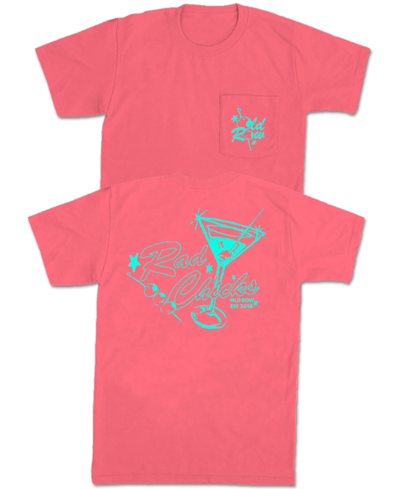 Old Row - Rad Chicks Martini Pocket Tee – Shades Sunglasses