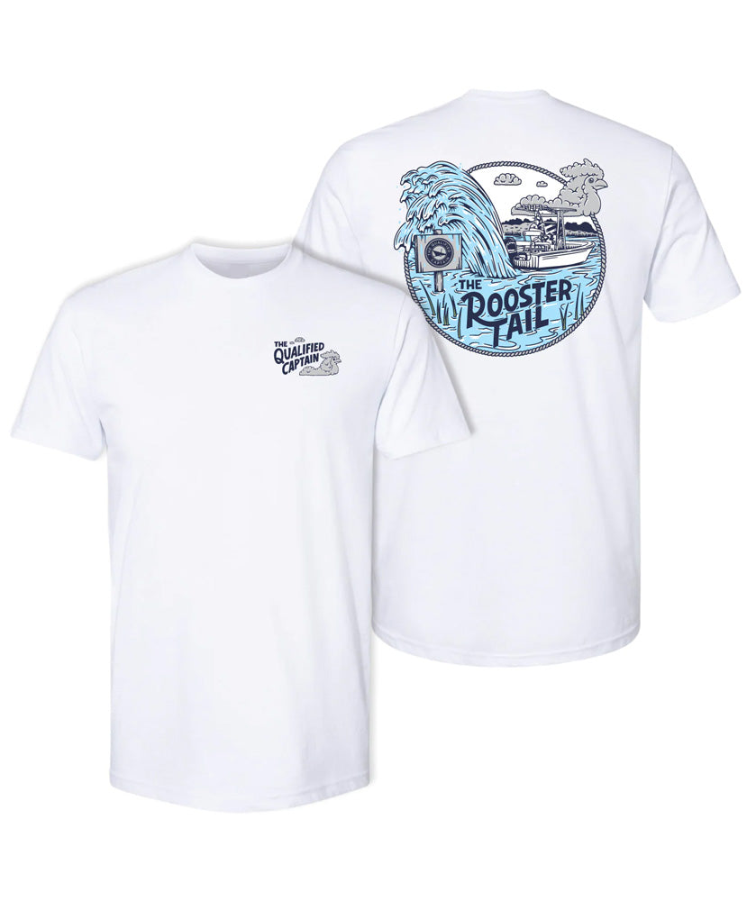 Qualified Captain - Rooster Tail Tee – Shades Sunglasses