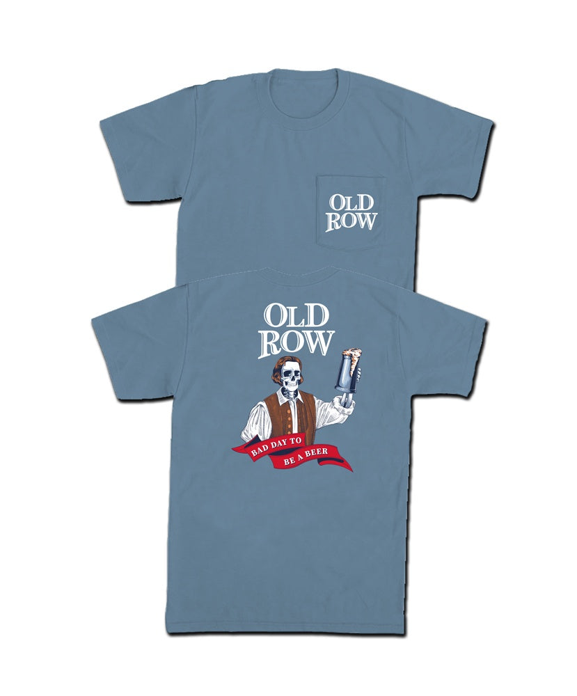 Old Row - Bad Day To Be A Beer American Lager Pocket Tee – Shades ...